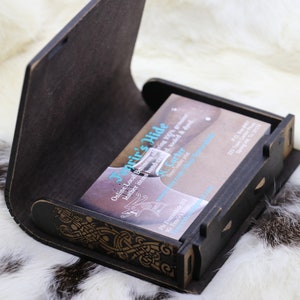 Book Box With Viking Norse Motif Engraved Wood Stash Box - Etsy