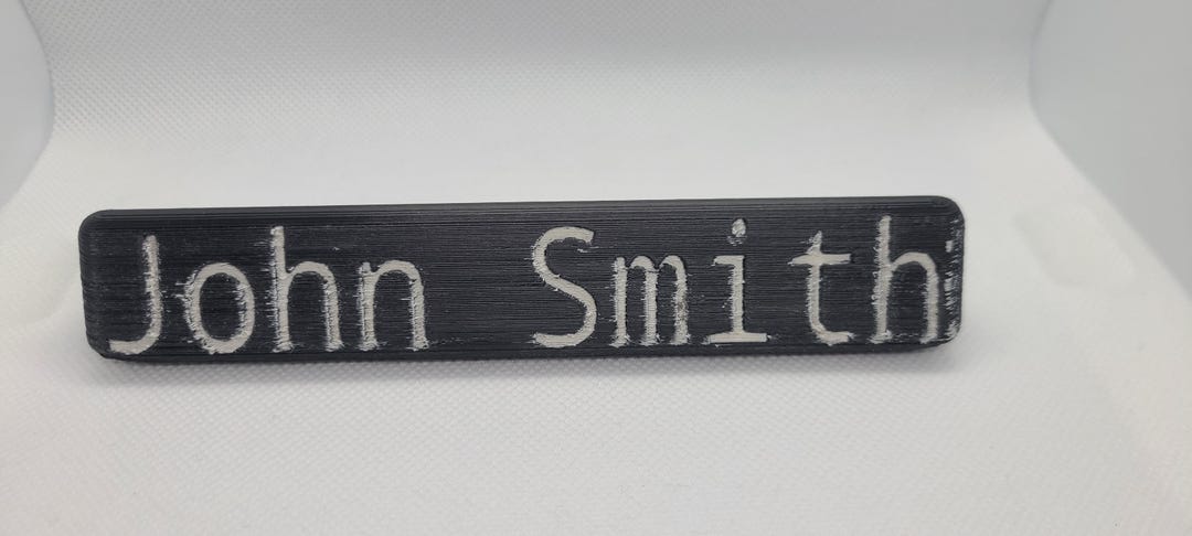 Custom 3d Printed Nameplate - Etsy