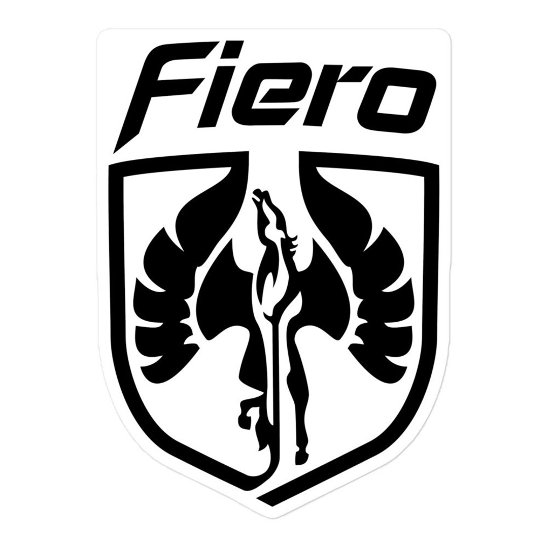 Fiero Logo 3"/4"/5" Sticker - Etsy