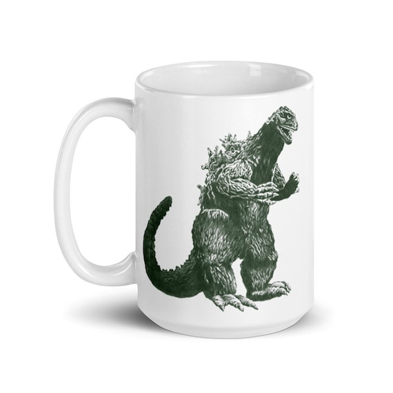 Godzilla Mug | Etsy