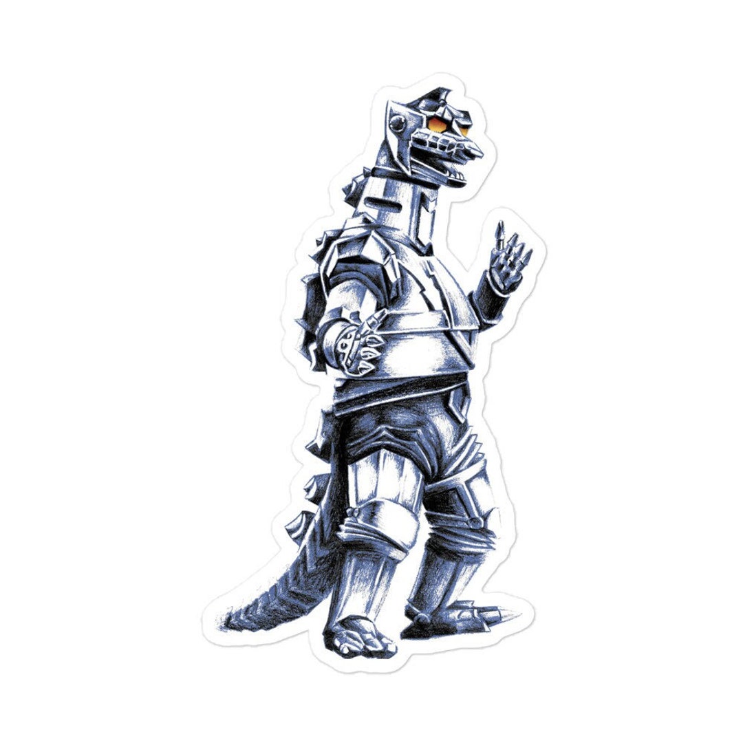 Mechagodzilla 3"/4"/5.5" Stickers - Etsy