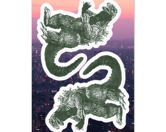 Monsterverse MEGA Pack of 10 Vinyl Stickers godzilla, Kong, Ghidora ...