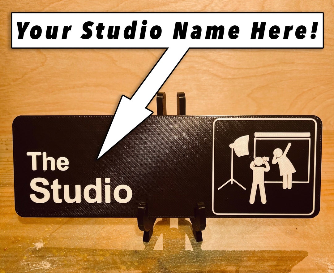 Personalized Photo Studio Sign Photography Room Plaque - Etsy