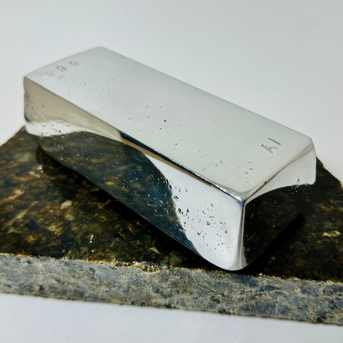 Pure Aluminum Bar - Hand Poured Ingot - Polished Mirror Finish - Etsy
