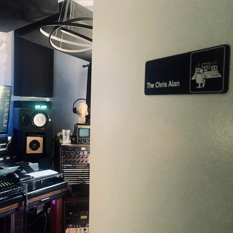 Personalized: Music Recording Studio Sign Producer Plaque - Etsy