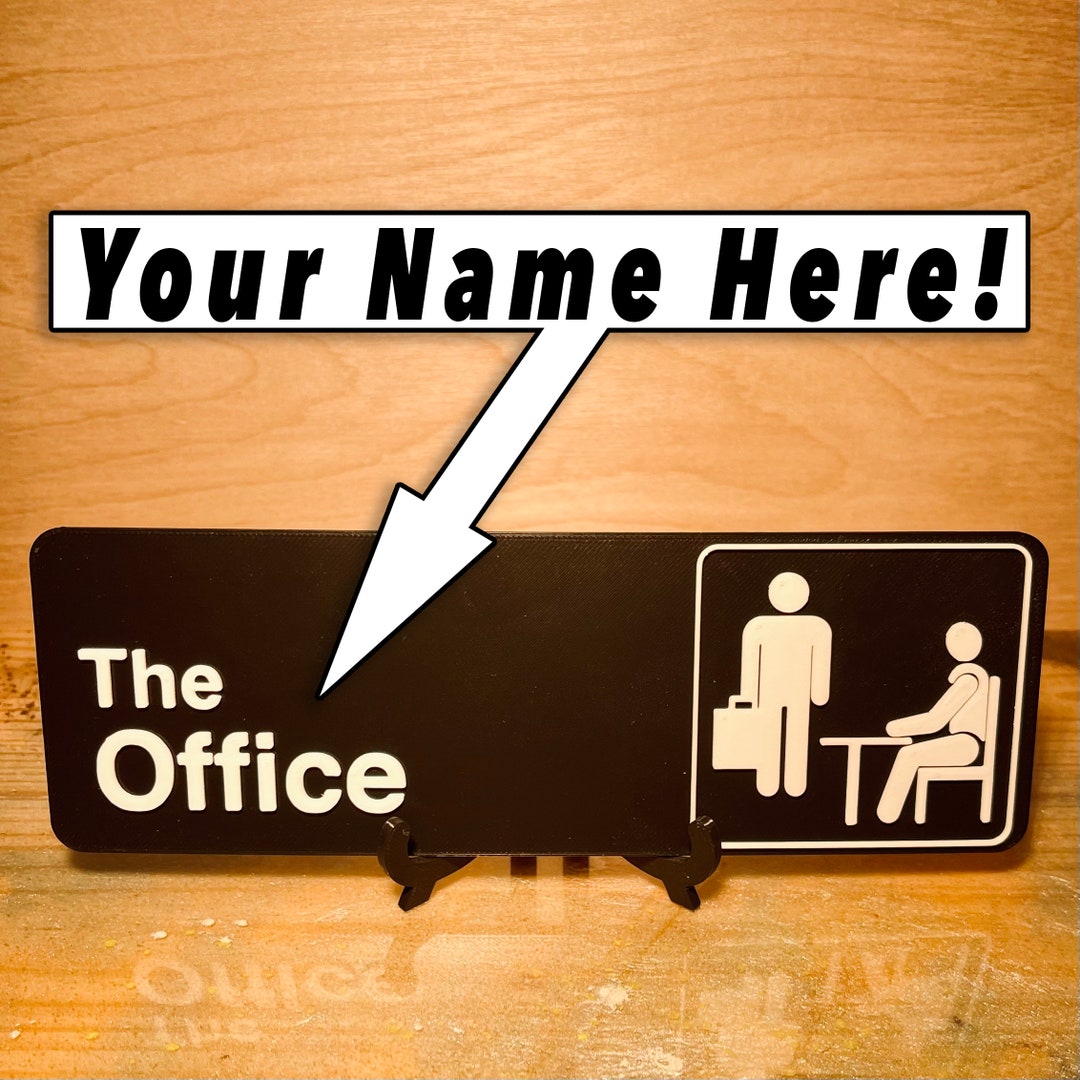 Personalized the Office Sign the Perfect Gift - Etsy