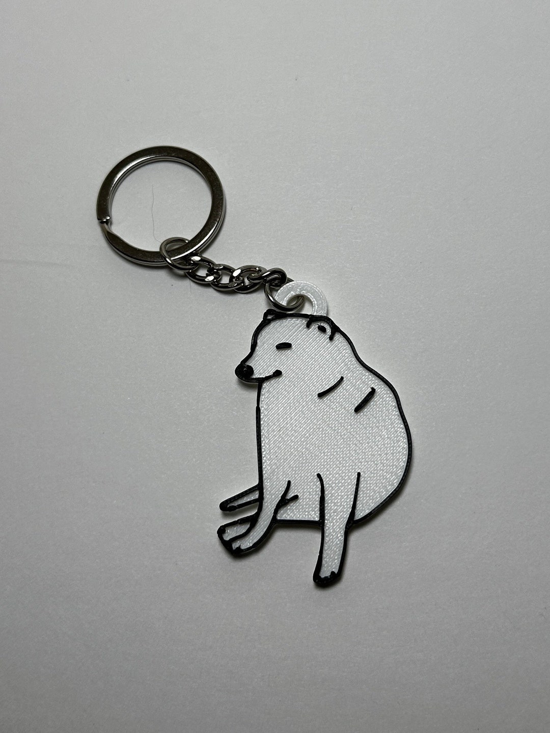 Cheems Dog Meme-chain Meme Keychain Gift - Etsy