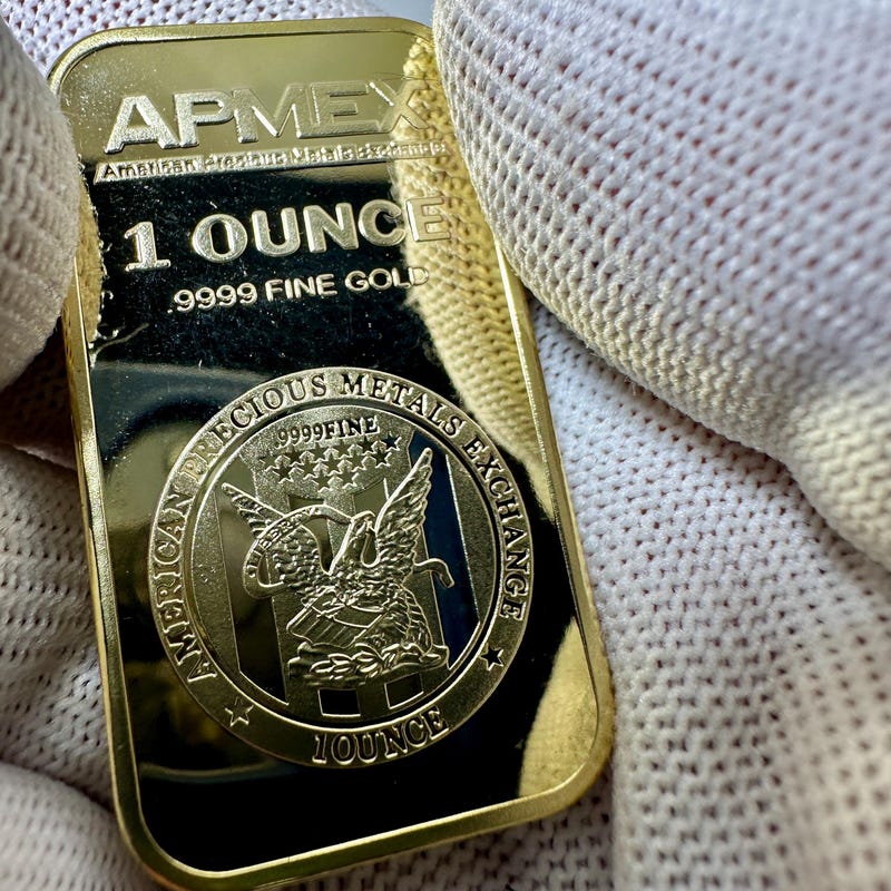 Gold Bullion Replica - Etsy