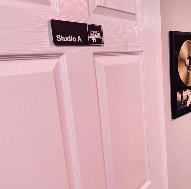 Personalized: Music Recording Studio Sign Producer Plaque - Etsy