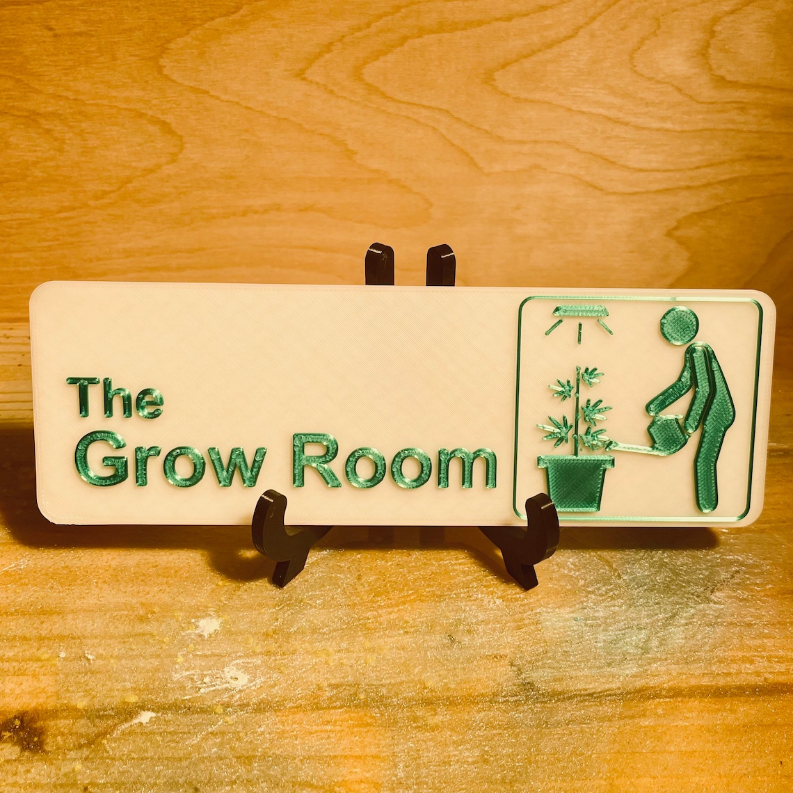 The Grow Room Sign Glow in the Dark Growers Plaque - Etsy