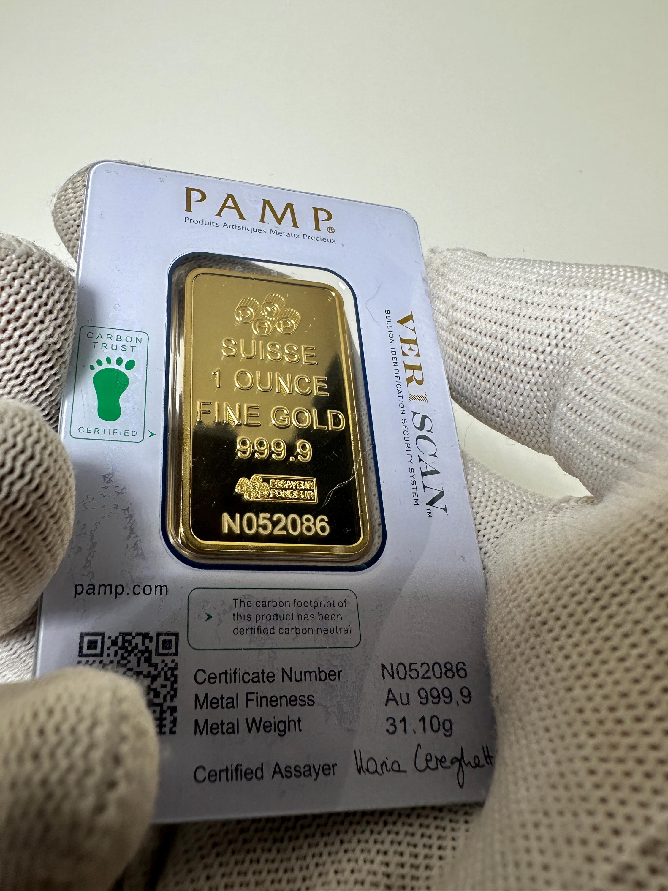 REPLICA 1 Ounce Gold Bar AAA Replica Gold-plated Bullion Ingot - Movie ...