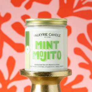 Mint Mojito Candle | Cocktail Collection - Etsy