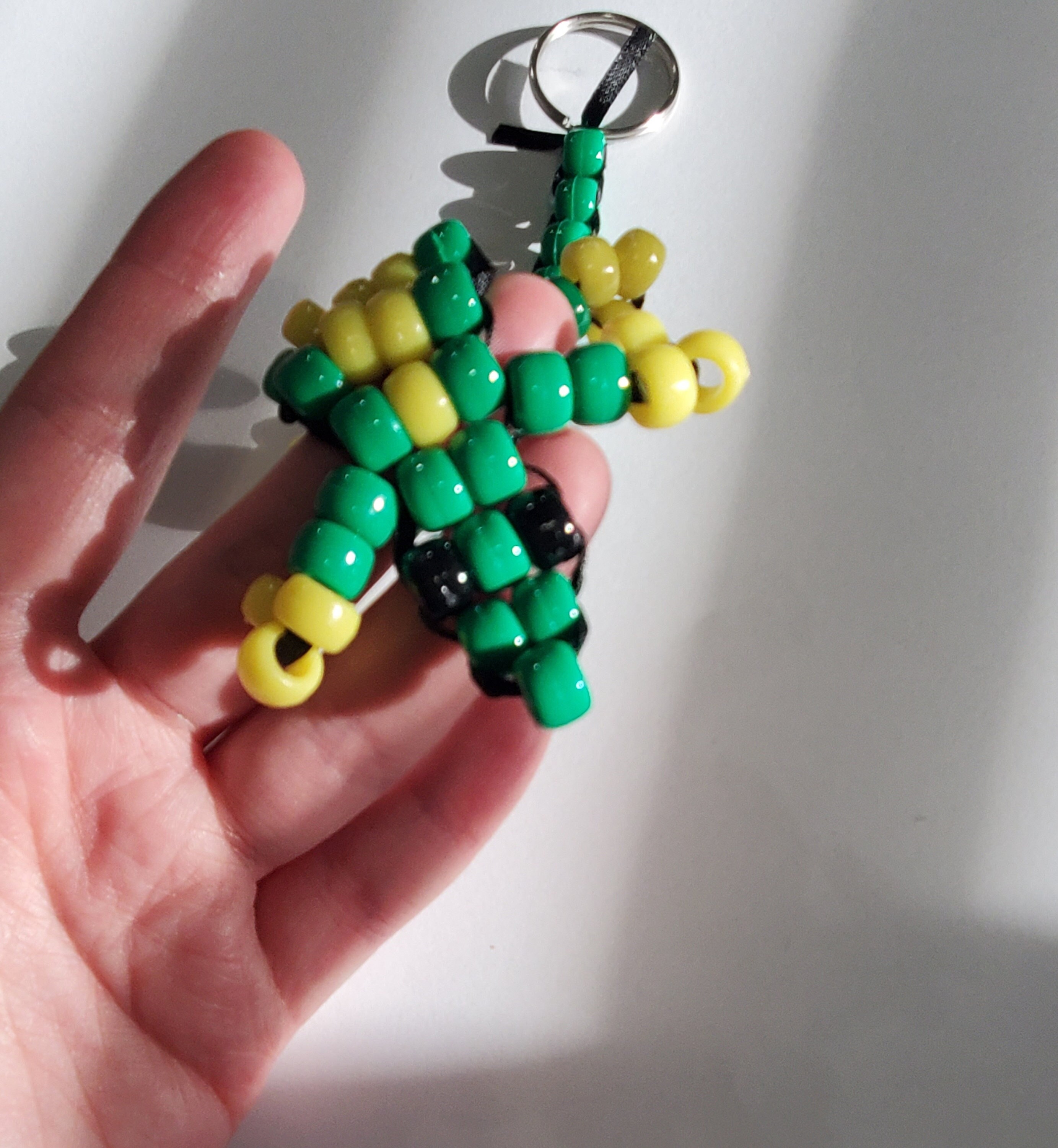 Beaded Lizard Keychain