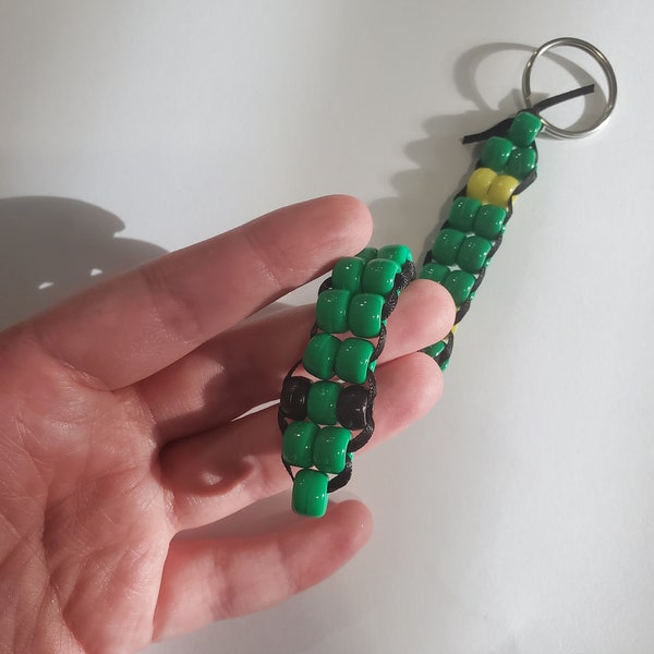 Beaded Snake Keychain - Etsy