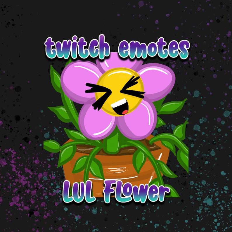 LUL Flower Twitch Emote ANIMATED - Etsy