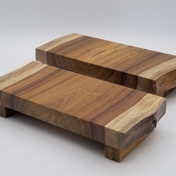Live Edge Wood Riser - Etsy