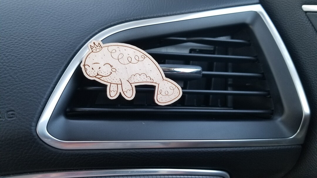 Manatee Princess Queen Car Vent Air Freshener Charm Includes 3ml Bottle ...