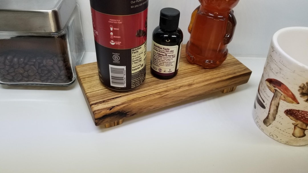 Raised Tray Wood Riser Art Stand Minimalist Design 5-year Anniversary ...