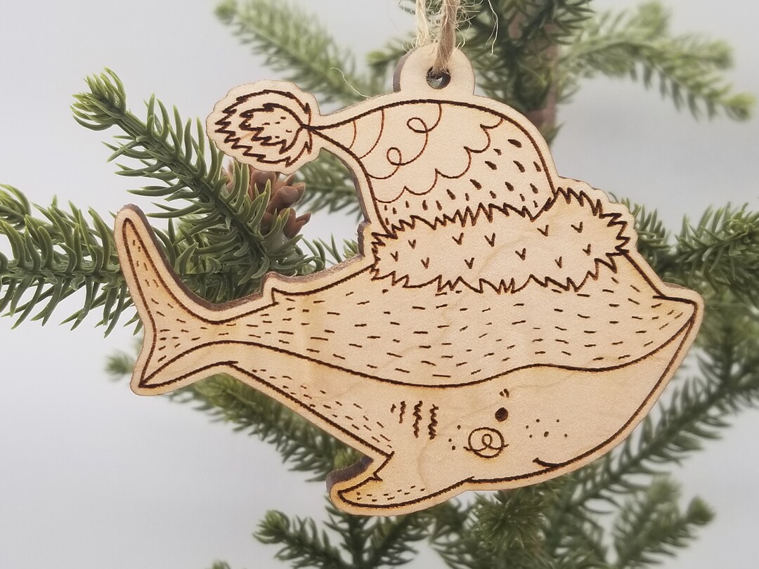 Baby Shark Holiday Christmas Tree Ornament - Beachy Ocean Theme - Etsy