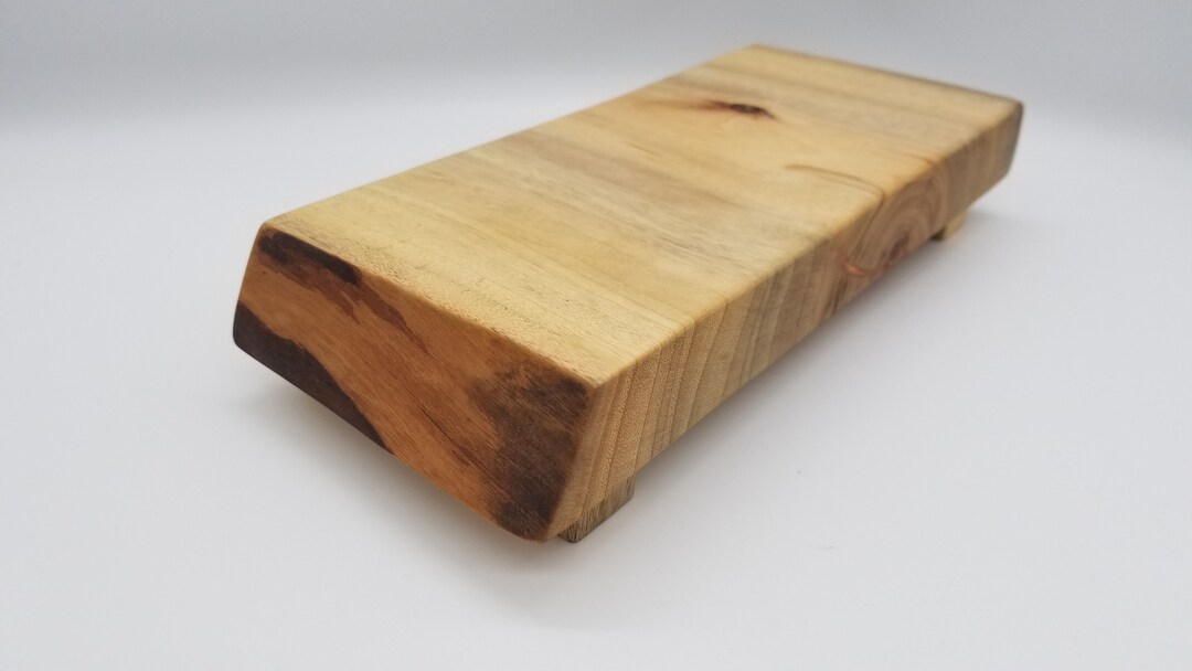 Live Edge Raised Tray Art Stand Wood Riser Minimalist Design 5-year ...