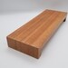 Sapele Hardwood Waterfall Raised Tray Art Stand Wood Riser Minimalist ...