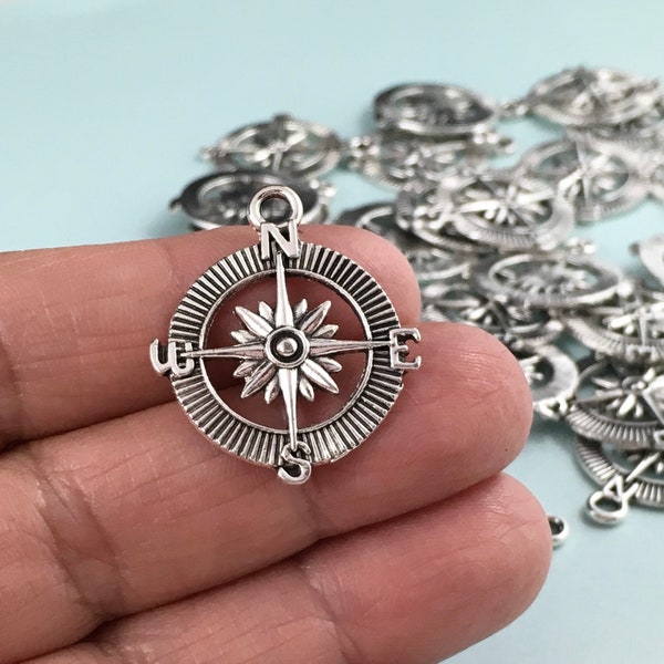 Compass Pendant - Etsy