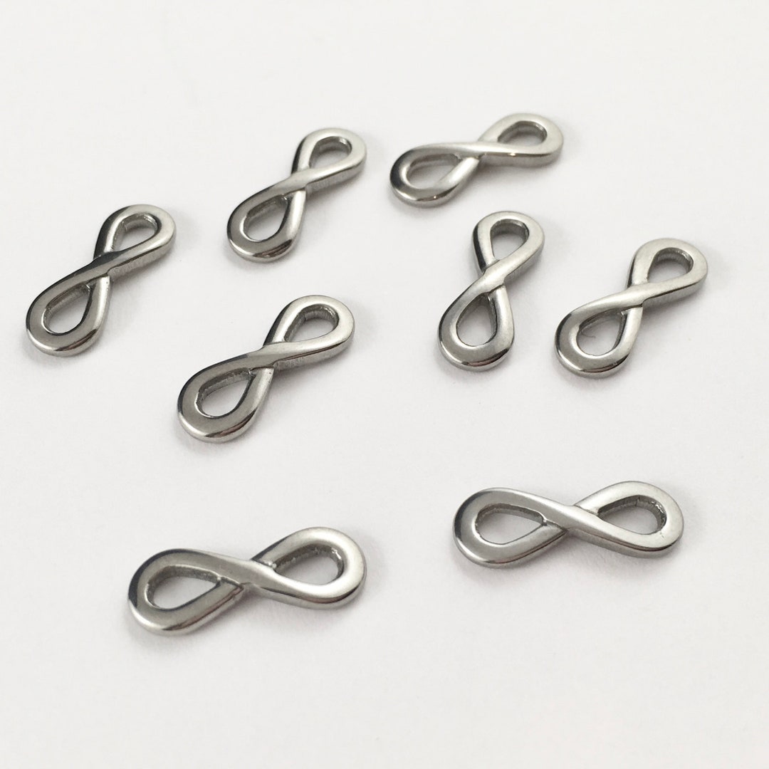 Dainty Infinity Charm, Stainless Steel Infinity Pendant, Infinity Gifts ...