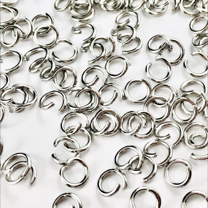 5mm Stainless Steel Jump Rings 20 Gauge Open Jump Rings - Etsy