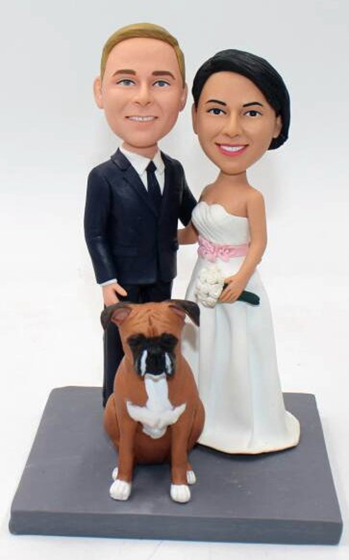 Personalized Cake Toppers for Wedding With Dog Pet Wedding - Etsy