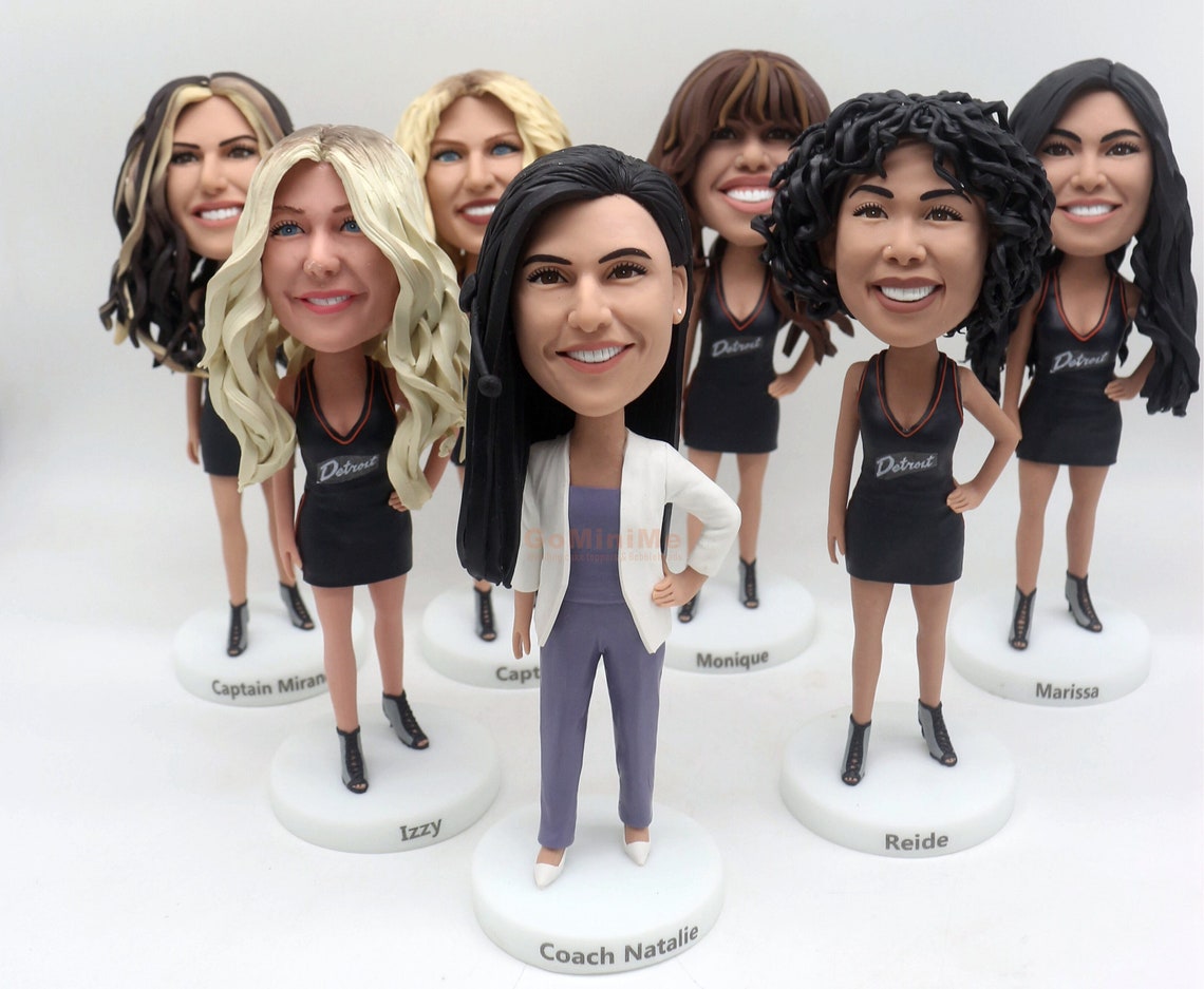 Custom Bobbleheads Dance Team Gifts, Cheerleaders Team Gifts ...