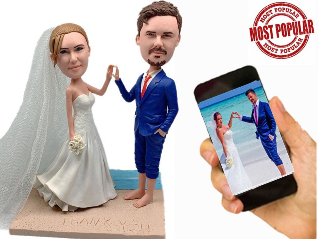 Personalized Cake Toppers Handmade Your Own Custom Wedding Cake Toppers ...