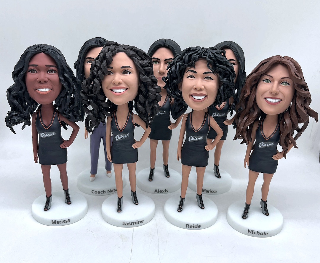 Custom Bobbleheads Dance Team Gifts, Cheerleaders Team Gifts ...
