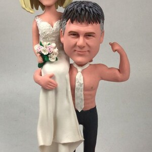 Custom Cake Toppers Funny Bodybuilder Groom Wedding Cake | Etsy