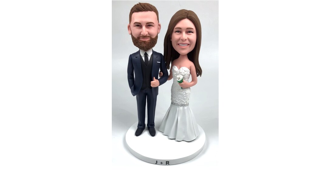 Custom Wedding Cake Toppers Figurines Personalized Wedding Toppers Made ...