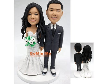 Wedding Bobbleheads Custom Cake Topper Bobble Heads | Etsy