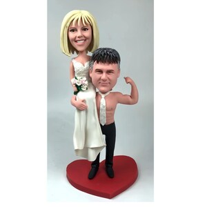 Custom Cake Toppers Funny Bodybuilder Groom Wedding Cake Toppers Make ...