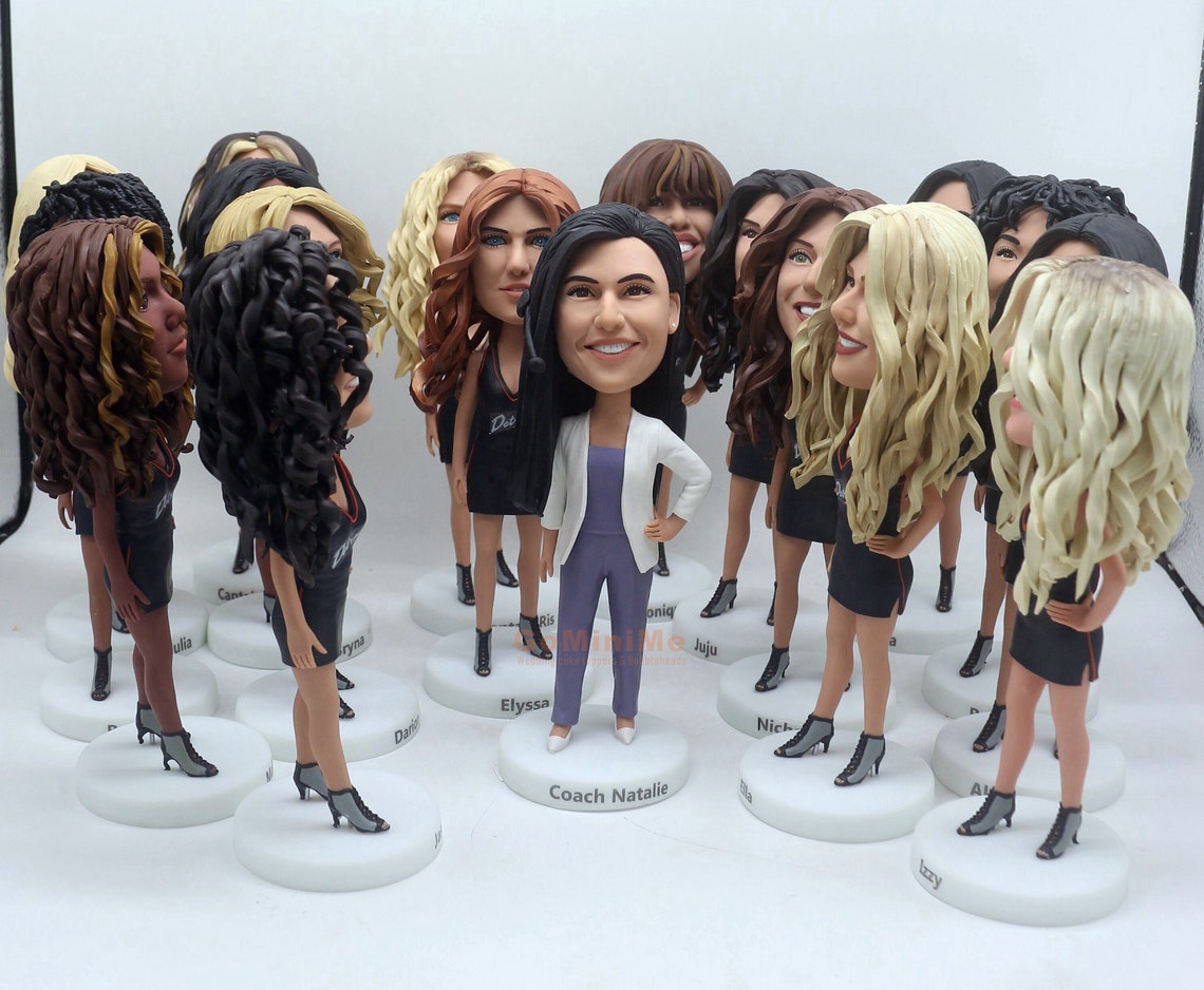 Custom Bobbleheads Dance Team Gifts, Cheerleaders Team Gifts ...
