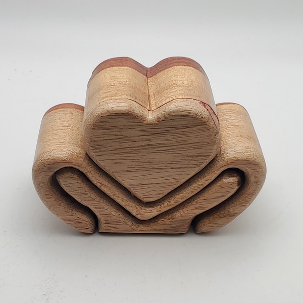 Wood Heart Puzzle - Etsy