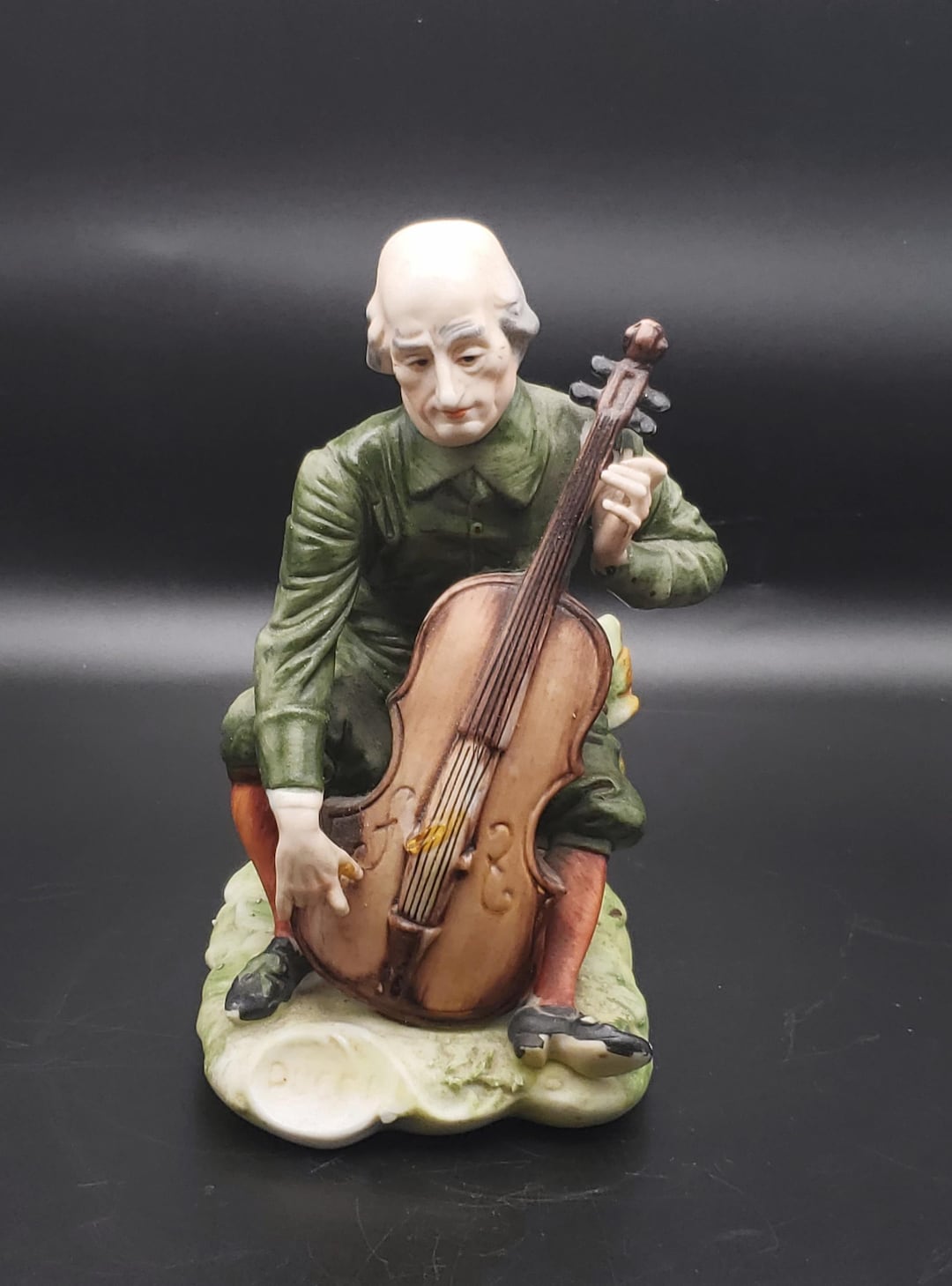 Pucci - Vintage Ceramic Cello Player - Etsy
