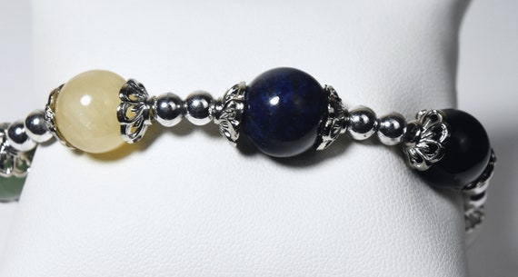 Alexa's Angels - Stretch Bead Multi-Gemstone Bracelet - Gem Alexa's Angels - Stretch Bead Multi-Gemstone Bracelet - Gem