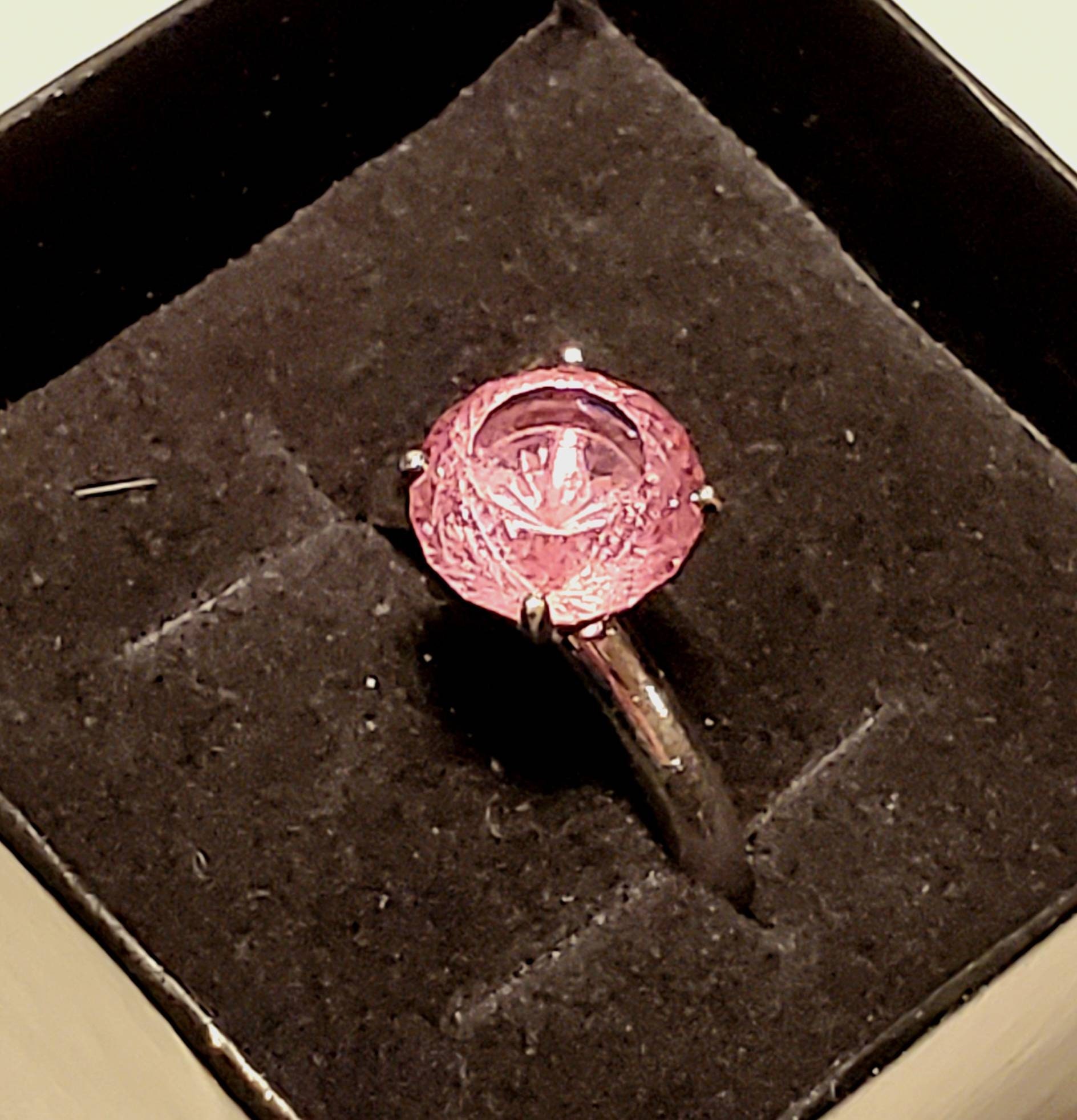 Vintage Sterling Silver Color Change Glass Ring - Size 9 - Etsy
