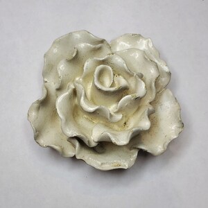 Vintage Handmade Ceramic Rose - Etsy