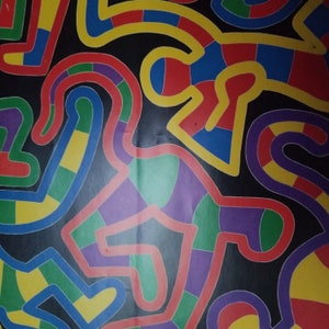 Keith Haring - "monkey Puzzle, November 17, 1988" Vintage Unframed ...