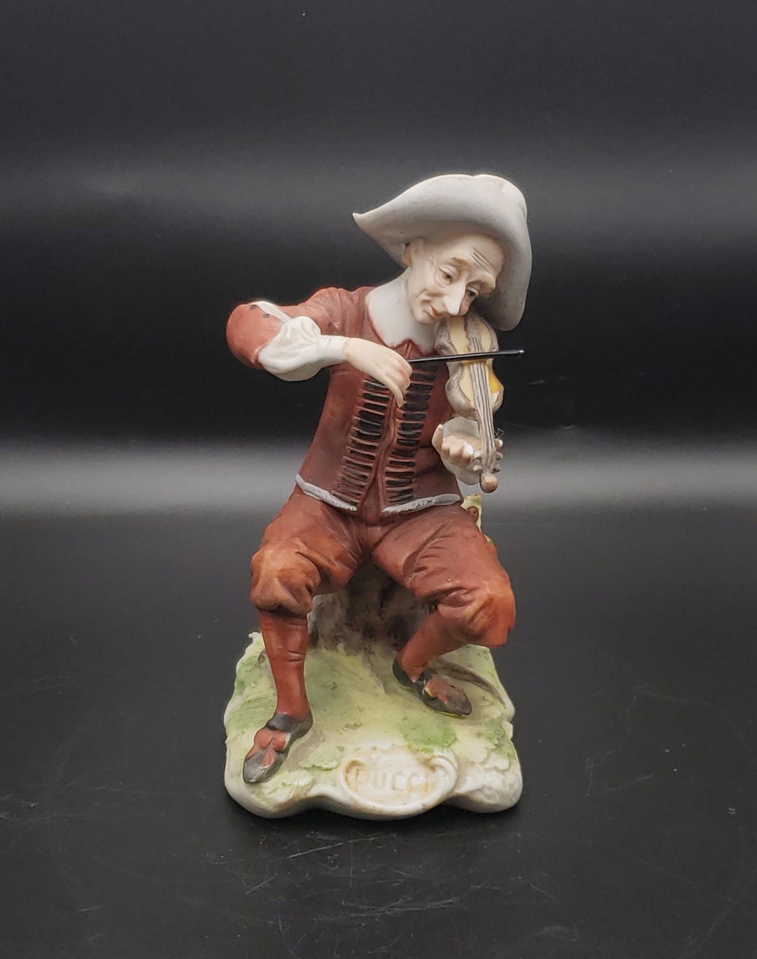 Pucci - Vintage Ceramic Violin Player - Etsy