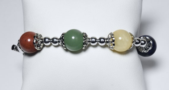 Alexa's Angels - Stretch Bead Multi-Gemstone Bracelet - Gem Alexa's Angels - Stretch Bead Multi-Gemstone Bracelet - Gem
