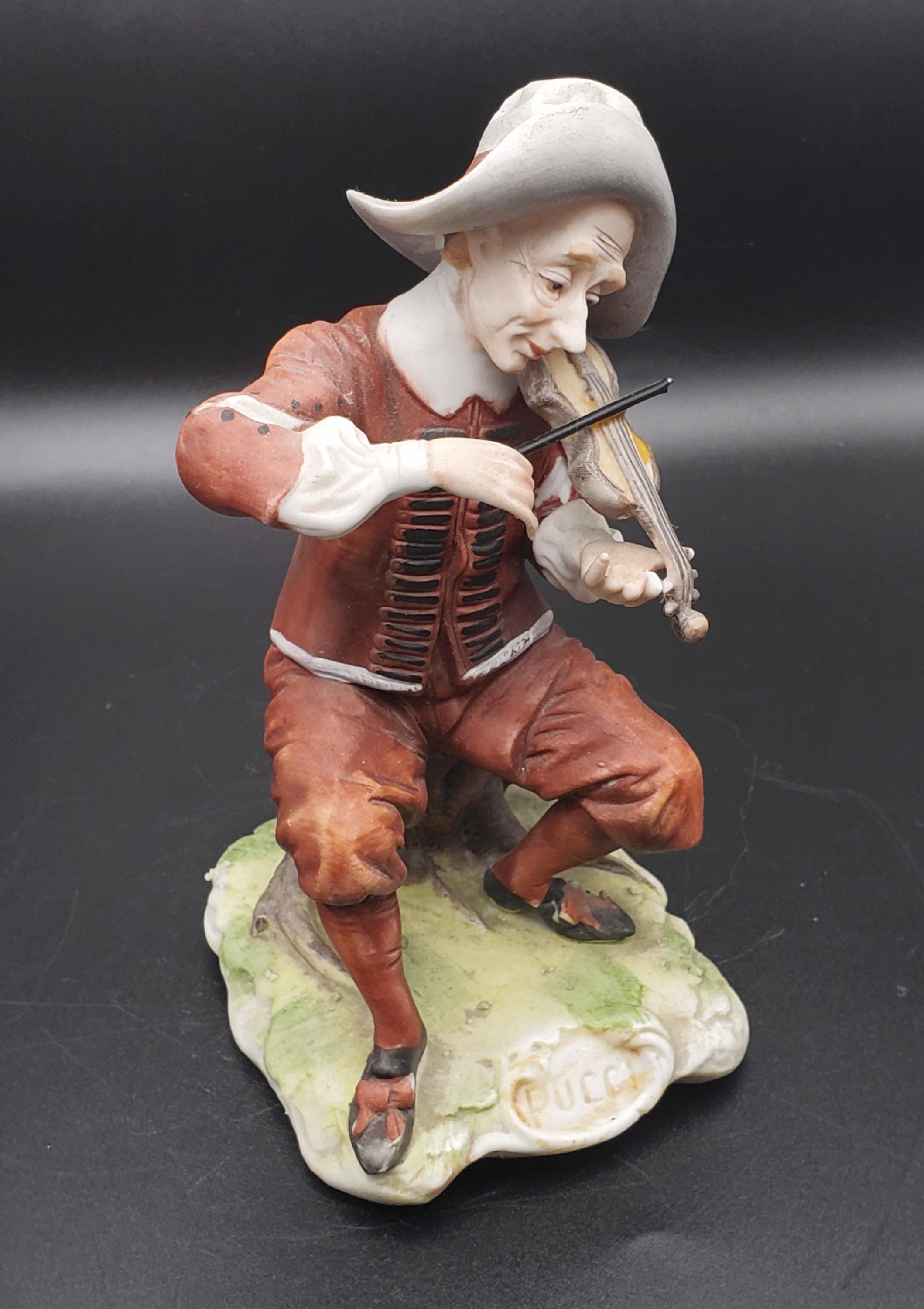 Pucci - Vintage Ceramic Violin Player - Etsy