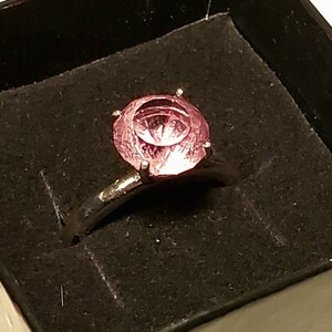 Vintage Sterling Silver Color Change Glass Ring - Size 9 - Etsy