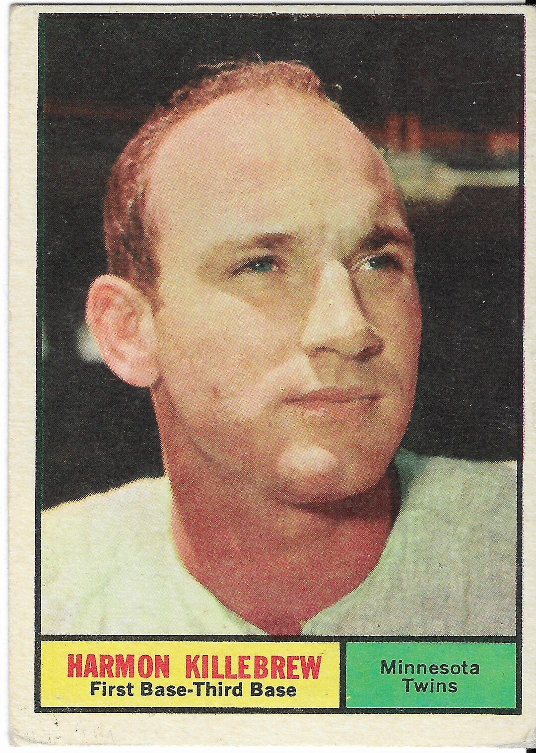 Topps - 1961 Harmon Killebrew Trading Card - Etsy