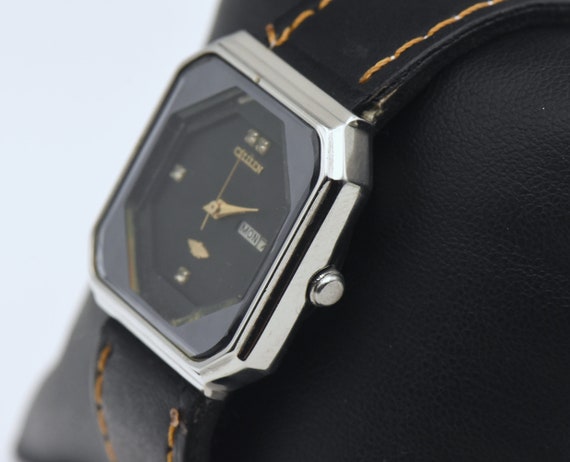 Citizen - Vintage Automatic 21 Jewels Leather Band Wr… - Gem
