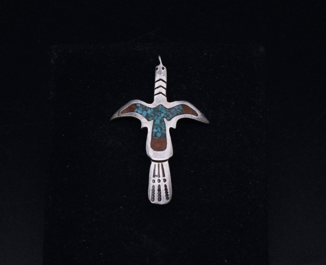 Tommy Singer - Vintage Handmade Sterling Silver Peyote Bird Lapel Pin ...